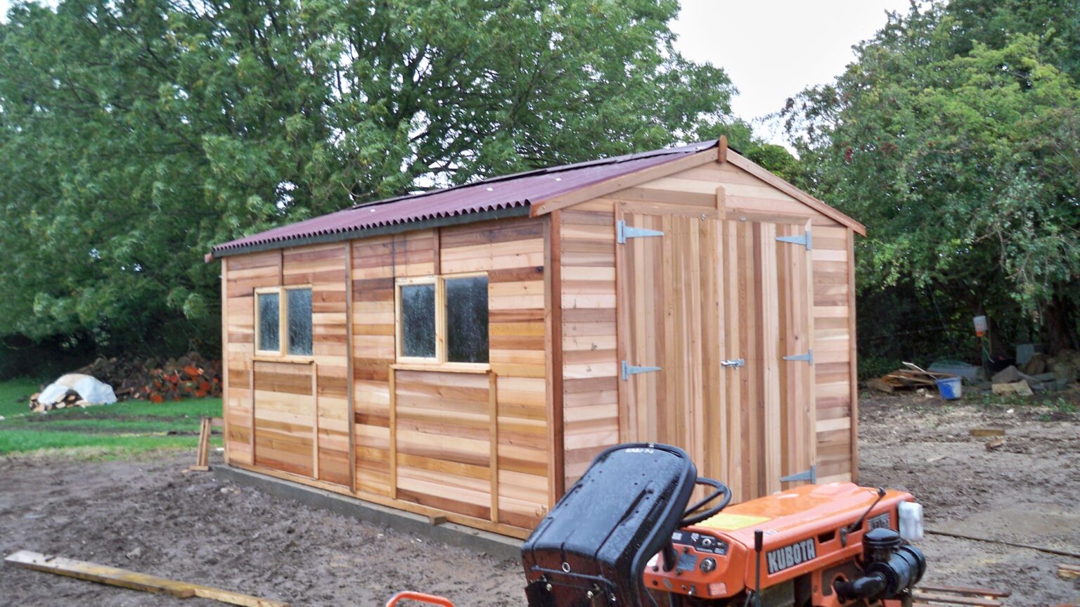 Cedar Wood Sheds - Red Cedar Clad Garden Buildings